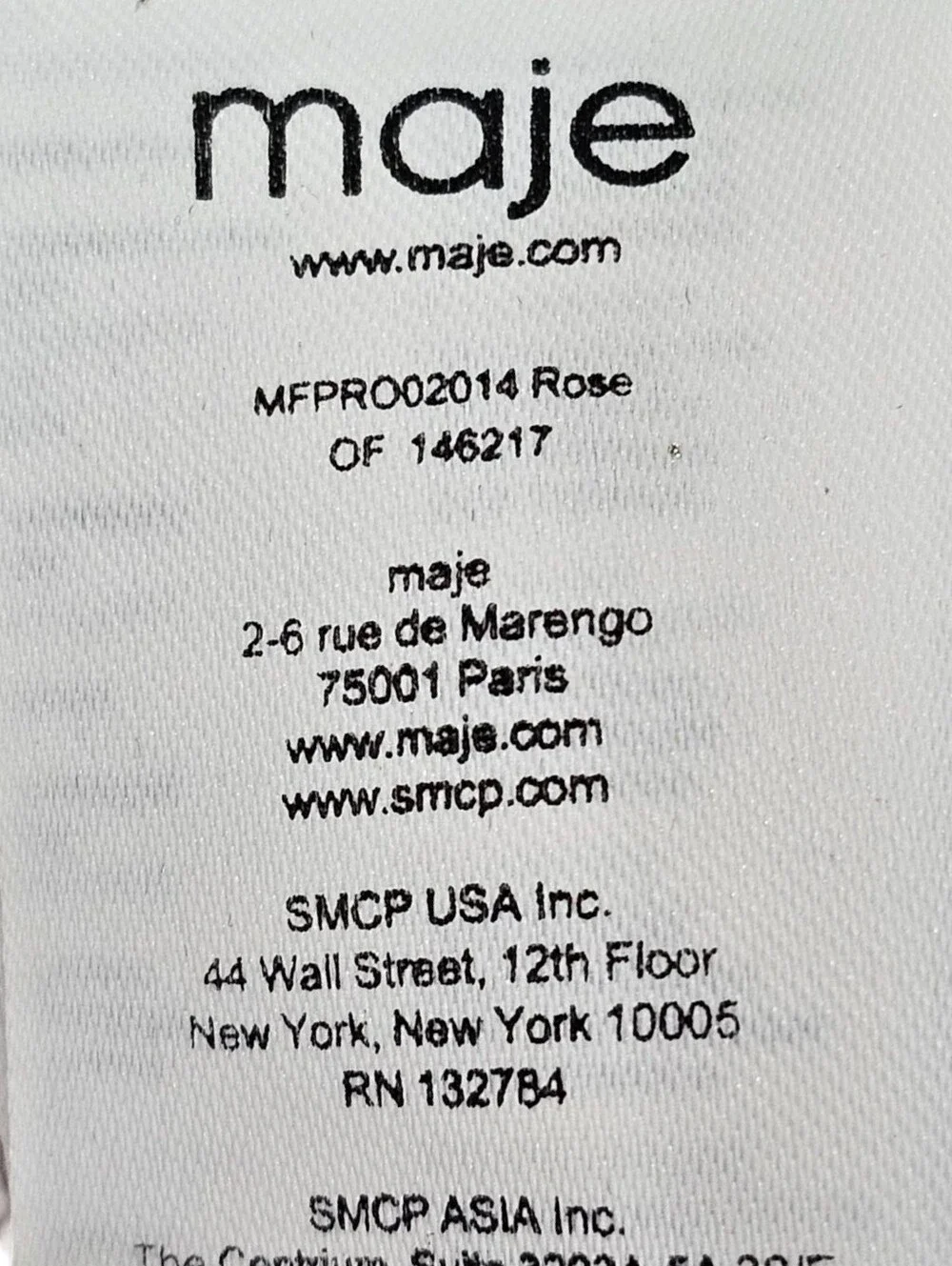 Maje | Dresses | Maje Metallic Pink Silver Lurex Draped Ruched Fit ...